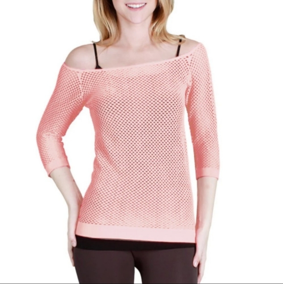 Nikibiki | Tops | Nikibiki Pink Laser Cut Top | Poshmark